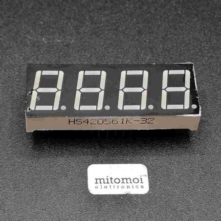 Modulo Display A Segmenti Cifre Catodo Comune HS K Per Arduino
