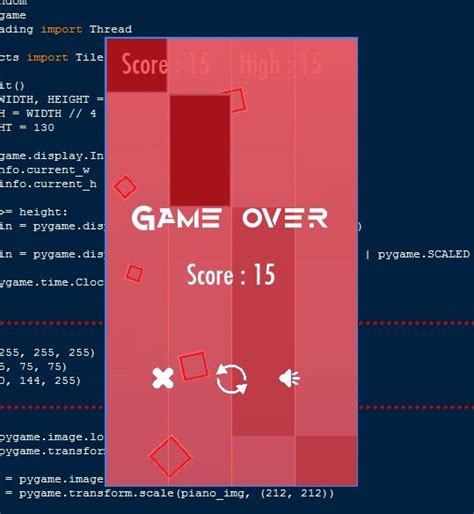 Piano Tiles Game Using Pygame In Python With Source Code Sourcecodester