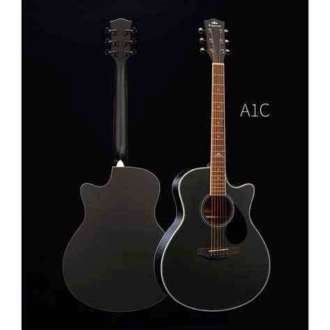 Kepma A1C Black matt | Buy Kepma A1C Acoustic Guitar Online India ...