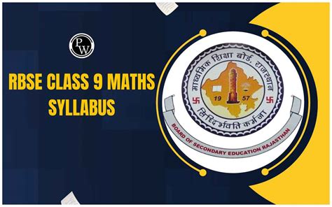 Rbse Class 9 Maths Syllabus 2025 26 Download Pdf Now