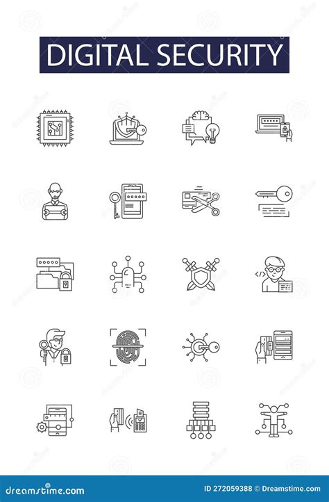 Cyber Firewall Icon Outline Vector Stop Fraud 232036138