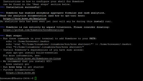 How To Install Homebrew On Ubuntu 2404 Shapehost