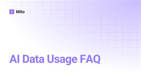 ai data usage faq mito