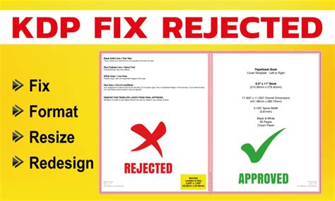 format fix error modify resize redesign book and ebook cover kdp manuscript by ishamsul1478