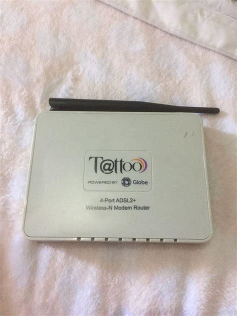 Globe Tattoo Router Modem Computers And Tech Parts And Accessories Networking On Carousell