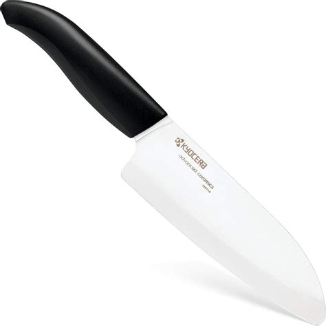 Kyocera Advanced Ceramics Kyocera Fk 140 Wh Ceramic Santoku Chef Knife