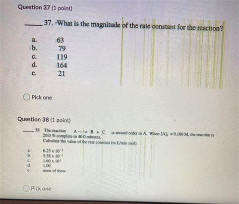 Solved Question 31 1 Point 31 When A Nonvolatile Solute