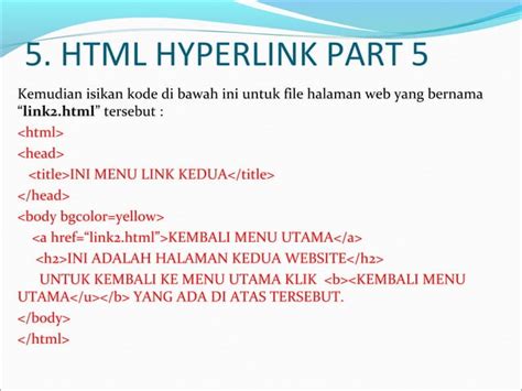 05 Materi Hyperlink HTML PPT