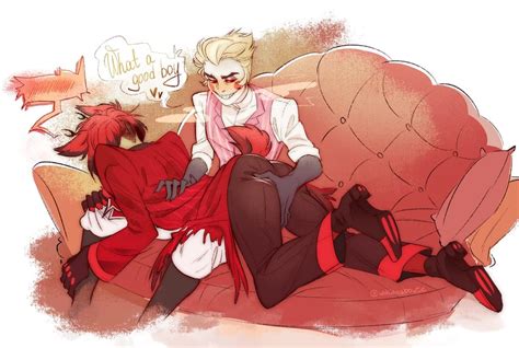 Lucifer Morningstar And Alastor Hazbin Hotel Drawn By Williamsbowtie