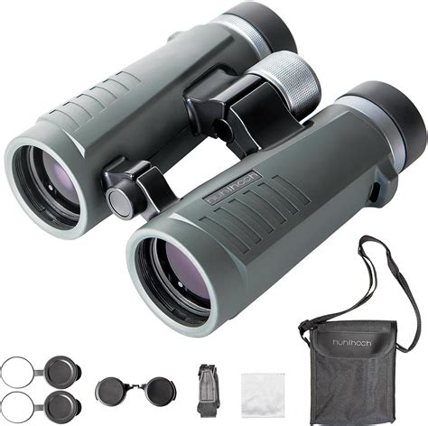 Huhloch High Power 10x42 Binoculars For Adults Rubber