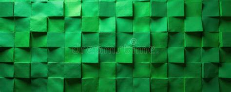 Interlocking Emerald Green Squares Textured Surface Simple Grid