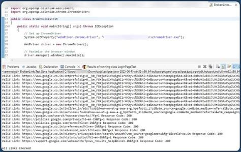 How Selenium Webdriver Can Be Used To Detect Broken Links Geeksforgeeks