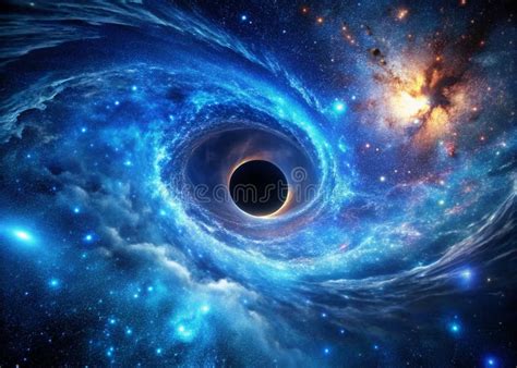 A Breathtaking Deep Space Exploration Witness The Majestic Blue Black