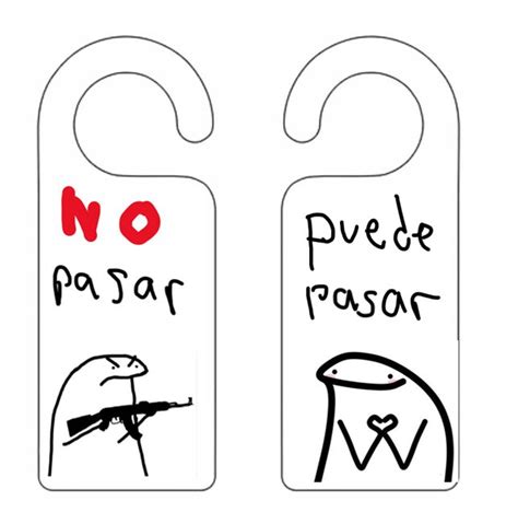 Carteles De Pasar Y No Pasar Imprimibles