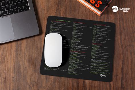 Myhackertech Mouse Pad Linux Commands Cheat Sheet Facebook