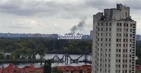 В Києві спалахнула сильна пожежа фото новини 1 1 — Київ