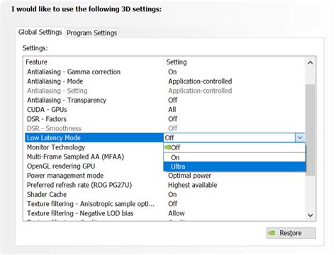 Nvidia To Add Ultra Low Latency Mode New Sharpen Filter For Freestyle Integer Scaling