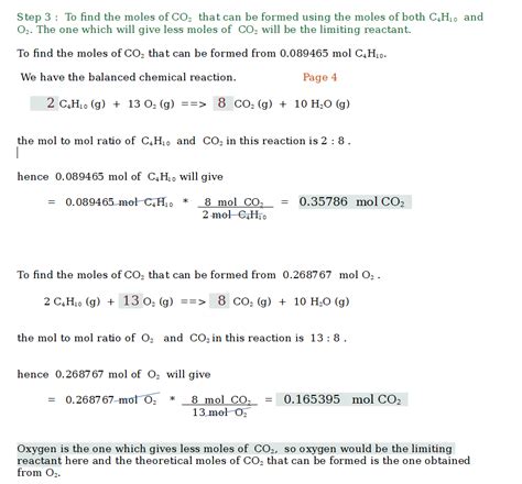 Solved Gaseous Butane Ch3ch2 Ch3 Reacts With Gaseous Oxygen