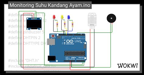 Monitoring Suhu Kandang O Wokwi Esp32 Stm32 Arduino Simulator