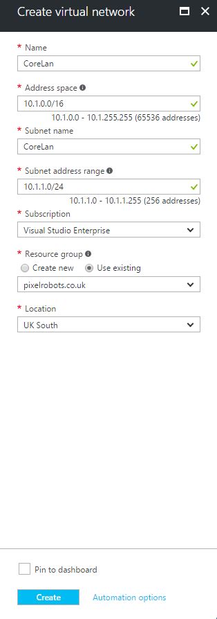 Create Virtual Network Vnet Using Azure Management Portal Pixel Robots