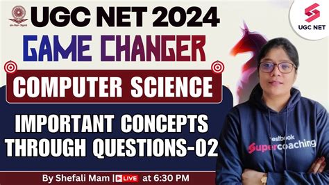 Ugc Net Computer Science Revision Important Concepts Through Questions 02 Shefali Mam Youtube