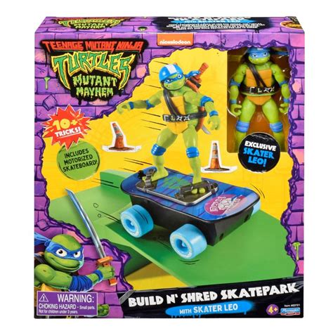 Teenage Mutant Ninja Turtles Build N Shred Skatepark With Skater Leo Qpnt837213 Shopee Malaysia