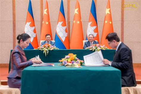 កម្ពុជា ចិន ចុះកិច្ចព្រមព្រៀងលើឯកសារ៨ទៀត ពង្រីកកិច្ចសហប្រតិបត្តិការពាណិជ្ជកម្ម និងការវិនិយោគ