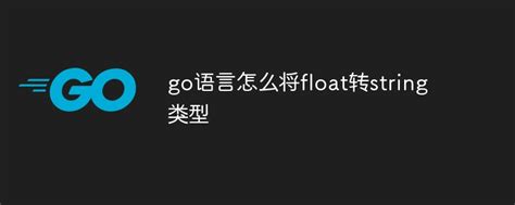 How To Convert Float To String Type In Go Language Golang Php Cn