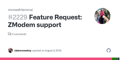 Feature Request Zmodem Support Issue Microsoft Terminal Github