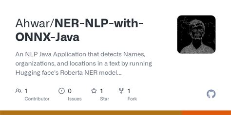 GitHub Ahwar NER NLP With ONNX Java An NLP Java Application That Detects Names Organizations