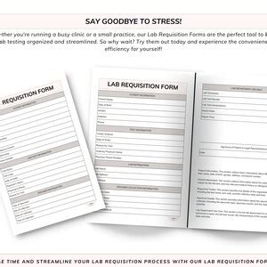 Lab Requisition Forms 7 Editable Canva Templates And Printable PDF For Healthcare