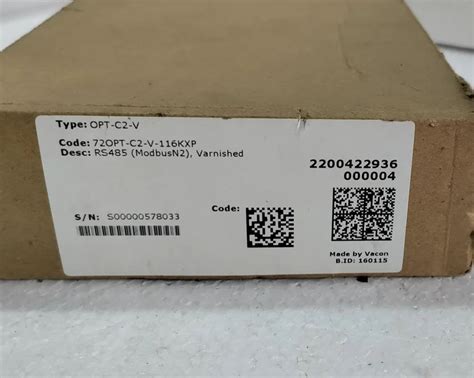 Automation Vacon Pcb Cuircit Modbus N2 720pt C2 V 116kxp For