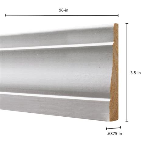 Reliabilt 11 16 In X 3 1 2 In X 8 Ft Primed Pine 444 Casing In The Window And Door Trim Department