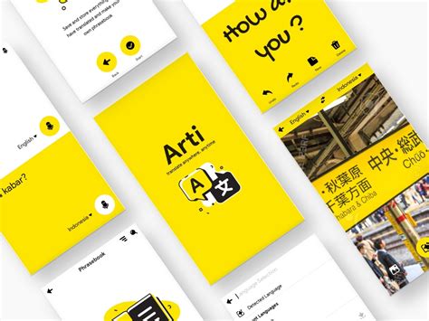 Translate App Mobile Ui Template By Kreativspace On Dribbble