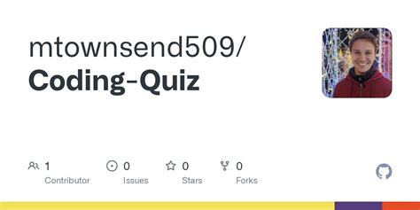 Github Mtownsend509coding Quiz
