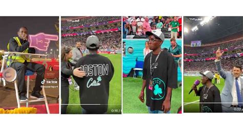 Match Organizers Invites Kenyan Metro Guy To Address World Cup Fans