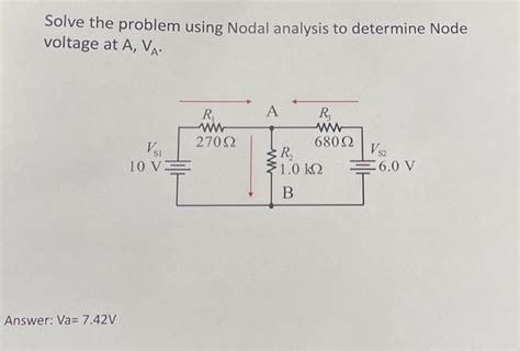 [solved] solve the problem using nodal analysis to determi