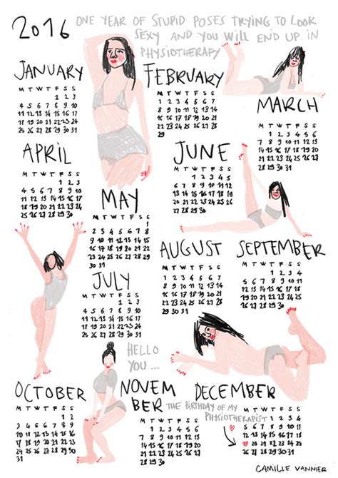 Sexy Sexy Calendar On Behance
