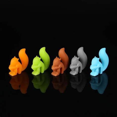 5 шт милый силиконовый чайный пакетик с белкой подвесной чайный пакетик для заварки кружка с