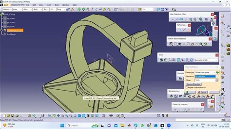 Catia V5 Harness Design Defining Pointers And Planes For Supporter Components Youtube