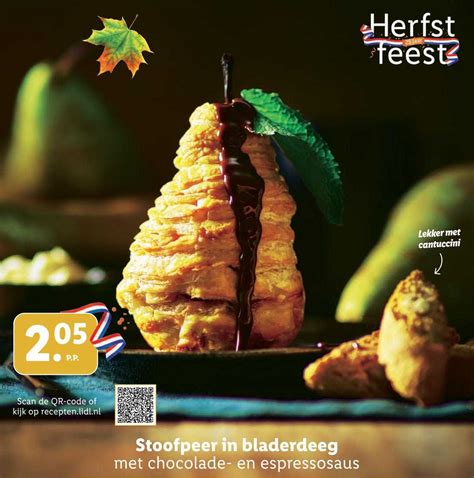 Stoofpeer In Bladerdeeg Aanbieding Bij Lidl 1folders Nl