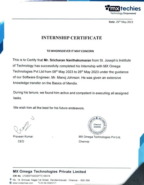 sricharan nanthakumaran on linkedin summerinternship internship