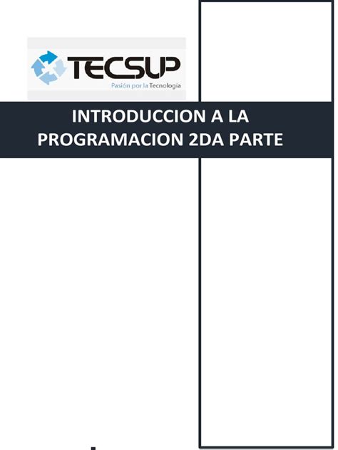 Lab 03 Introducción A La Programación 2p Pdf Controlador Lógico