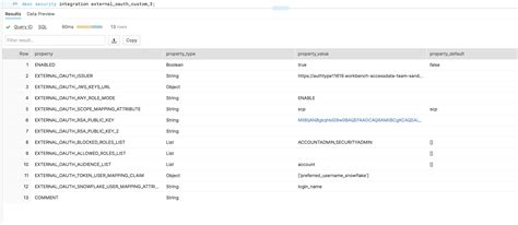 Set Up Oauth For Snowflake Domino Data Lab