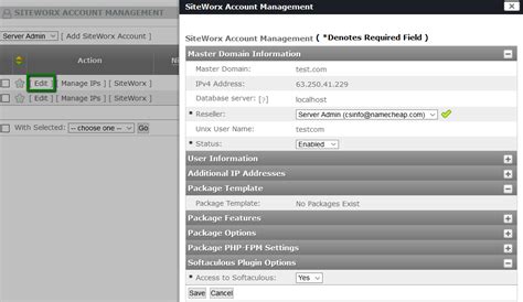 How To Create A Siteworx Account And Enable Shell Access Hosting