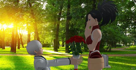 Todoroki X Yaoyorozu By Trance4567 On Deviantart