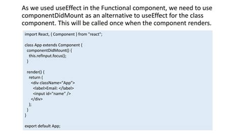 Ways To Set Focus On An Input Field After Rendering In Reactpptx