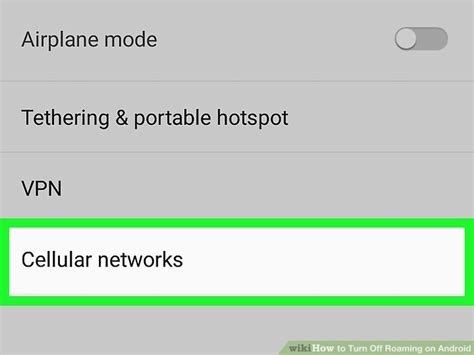 How To Turn Off Roaming On Android Steps With Pictures