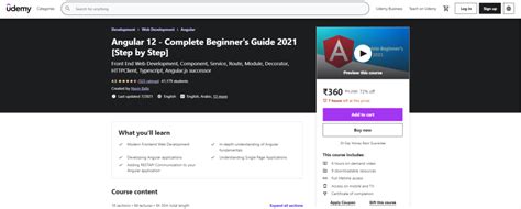 Angular Les Meilleurs Tutoriels