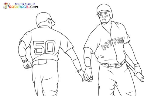 Boston Red Sox Coloring Book 2025